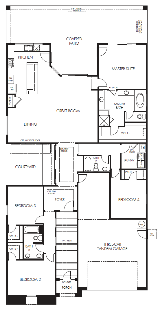 Meritage Homes Sierra Floor Plan | Floor Roma